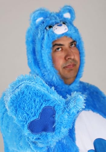 Adult Plus Size Care Bears Grumpy Bear Costume Grumpy Bear Onesie Suit 4X Blue