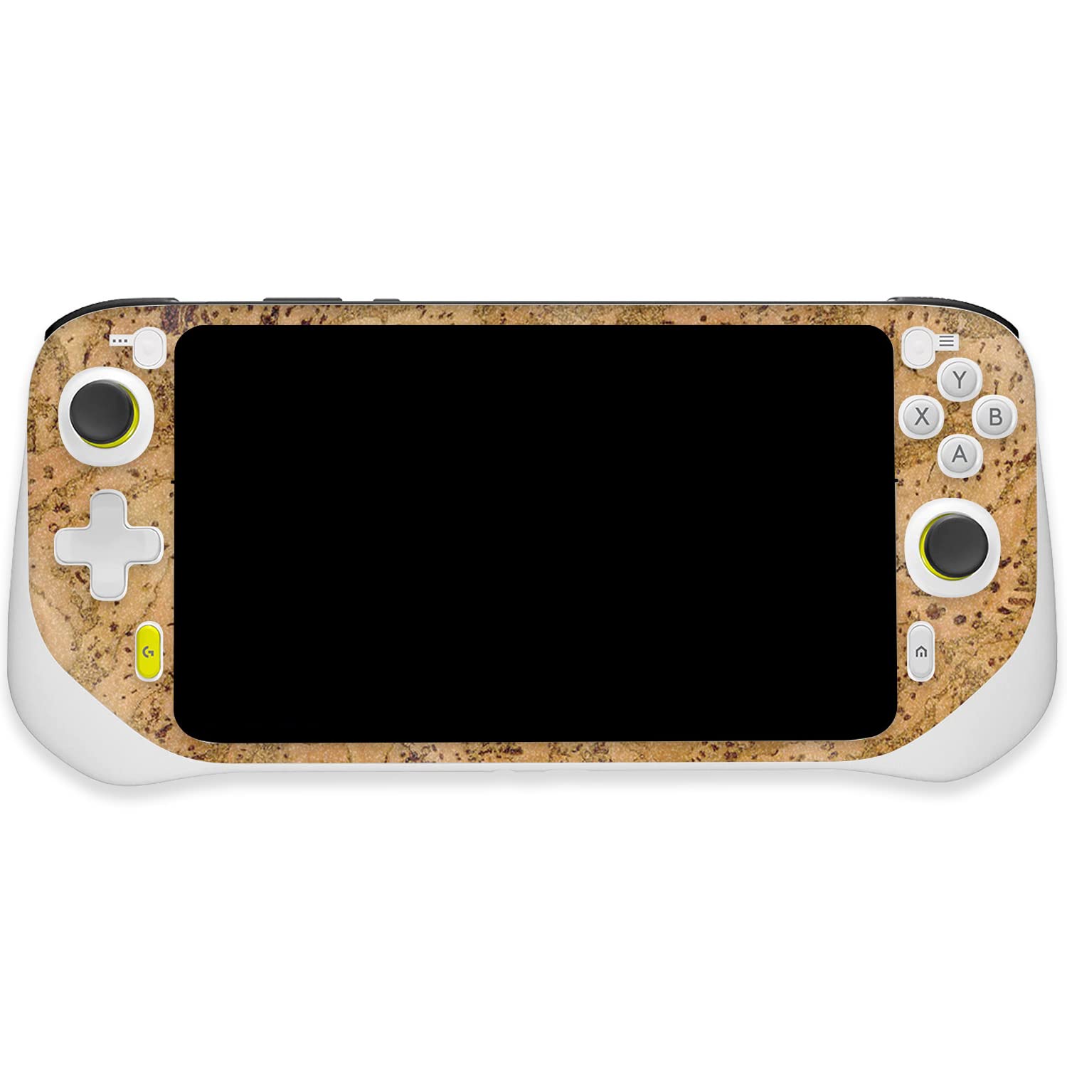 MightySkins Glossy Glitter Skin Compatible with Logitech G Cloud Gaming Handheld - Cork | Protective, Durable High-Gloss Glitter Finish | Easy to Apply, Remove, and Change Styles | Made in The USA