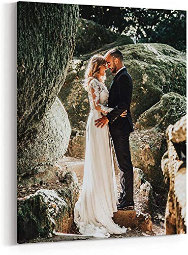 Personalized Custom Canvas Prints (Framed Canvas, 8x8) - Turn Photos into Stunning Framed Wall Art - Perfect for Home Decor, Gifts & Keepsakes - Variety of Sizes, Fast Delivery