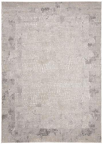 SAFAVIEH Meadow Collection 5'3" x 7'6" TaupeGrey MDW184E Modern Abstract Area Rug