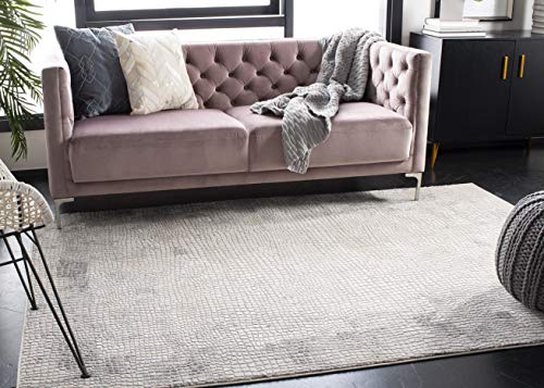 SAFAVIEH Meadow Collection 5'3" x 7'6" TaupeGrey MDW184E Modern Abstract Area Rug