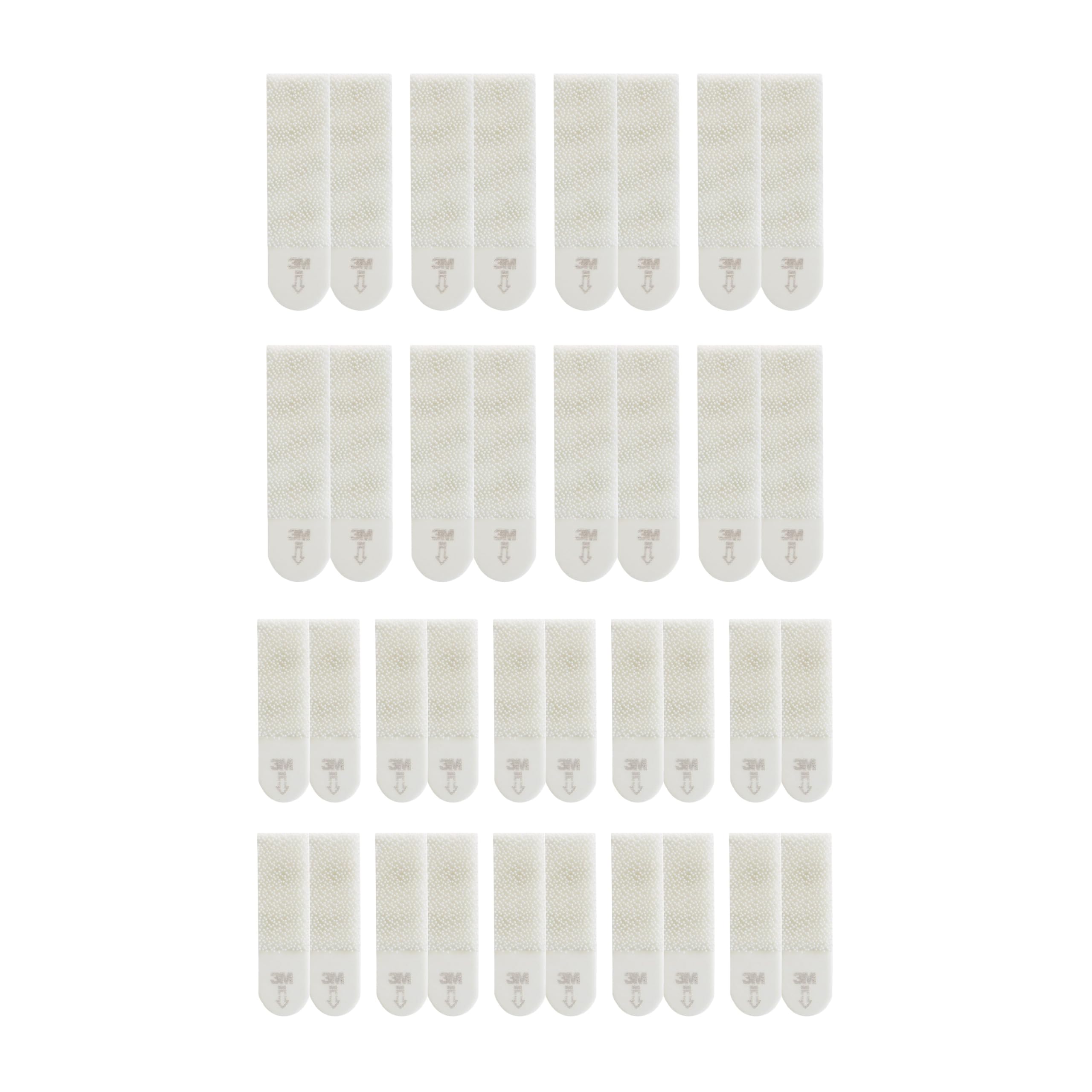 Command Picture Hanging Strips Variety Pack, Damage Free Hanging Picture Hangers, No Tools Wall Hanging Strips for Living Spaces, White, 10 Small Pairs and 8 Medium Pairs(32 Strips)