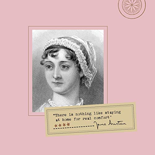 Paddywax Library Collection Jane Austen 2-Wick Scented Travel Tin Candle, 2.5-Ounce, Gardenia, Tuberose & Jasmine