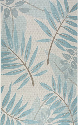 nuLOOM Rylie Contemporary Indoor/Outdoor Area Rug, 7' 10" x 11' 2", Turquoise