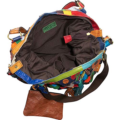 Multi-Colored Lloyd Leather Tote (#1730-9)