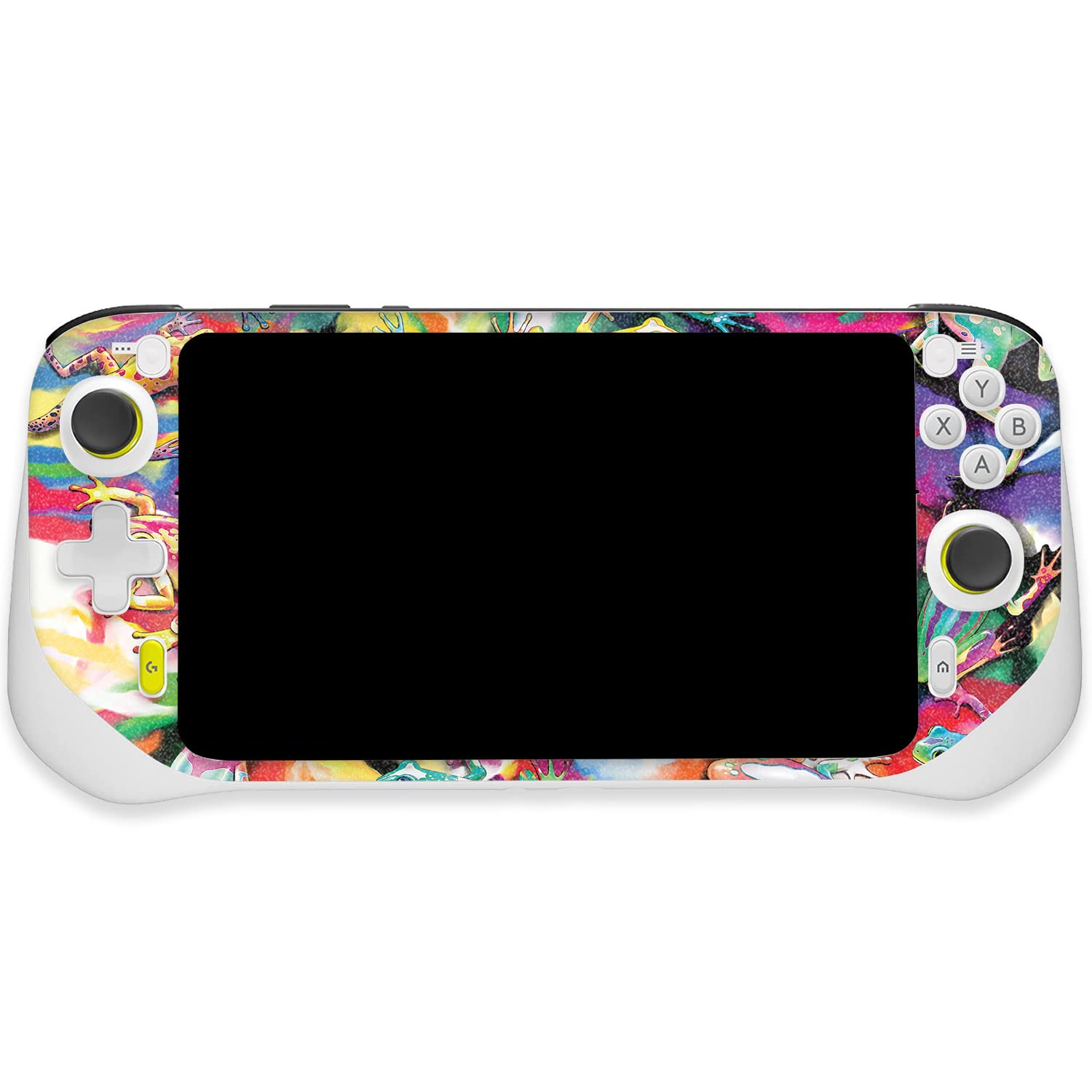 MightySkins Glossy Glitter Skin Compatible with Logitech G Cloud Gaming Handheld - Wet Paint | Protective, Durable High-Gloss Glitter Finish | Easy to Apply | Made in The USA
