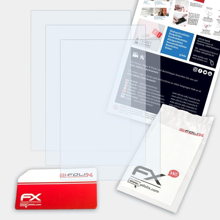 atFoliX Screen Protection Film compatible with Nikon Coolpix S6900 Screen Protector, ultra-clear FX Protective Film (3X)