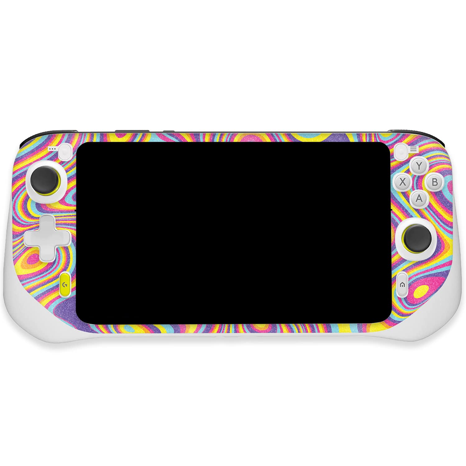 MightySkins Glossy Glitter Skin Compatible with Logitech G Cloud Gaming Handheld - Gobstopper | Protective, Durable High-Gloss Glitter Finish | Easy to Apply | Made in The USA