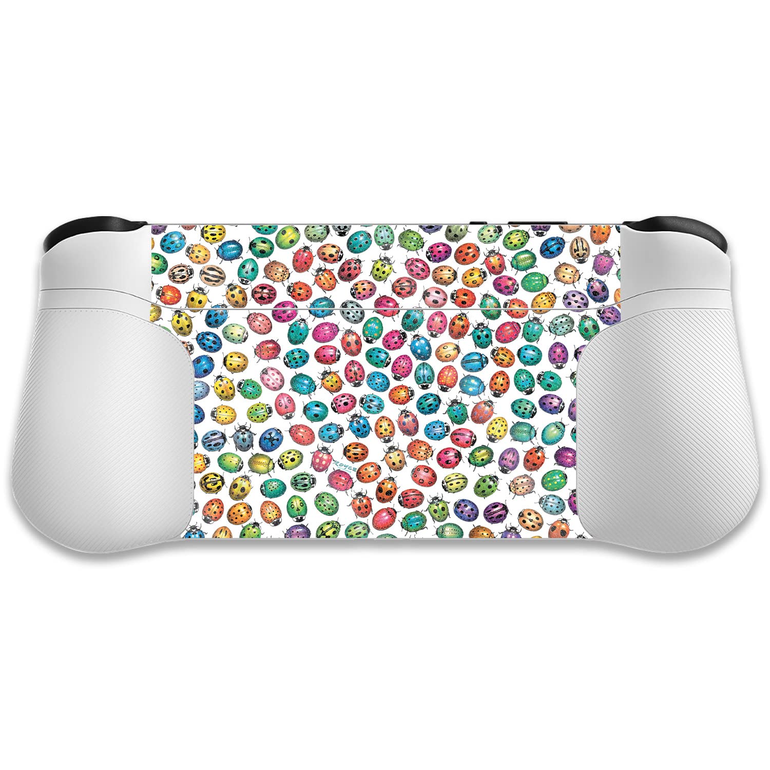 MightySkins Glossy Glitter Skin Compatible with Logitech G Cloud Gaming Handheld - Color Bugs | Protective, Durable High-Gloss Glitter Finish | Easy to Apply | Made in The USA