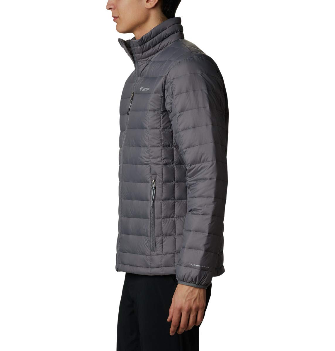 Columbia Men's Voodoo Falls 590 TurboDown Water Resistant Winter Jacket City Grey