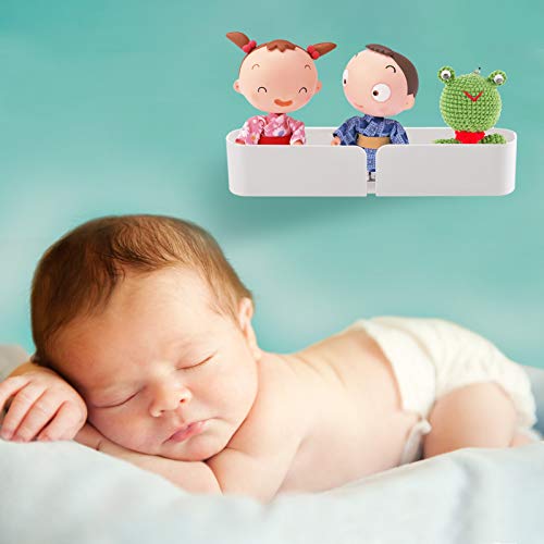 Bedside Shelf Caddy Basket Pocket Organizer to Storage Remotes,Tablet Cellphone Charging,Clock- Stick On Adhesive Tapes & Nails Installations Both Offered for Bedroom,Dorm,Offices.(1 Psc/Set)