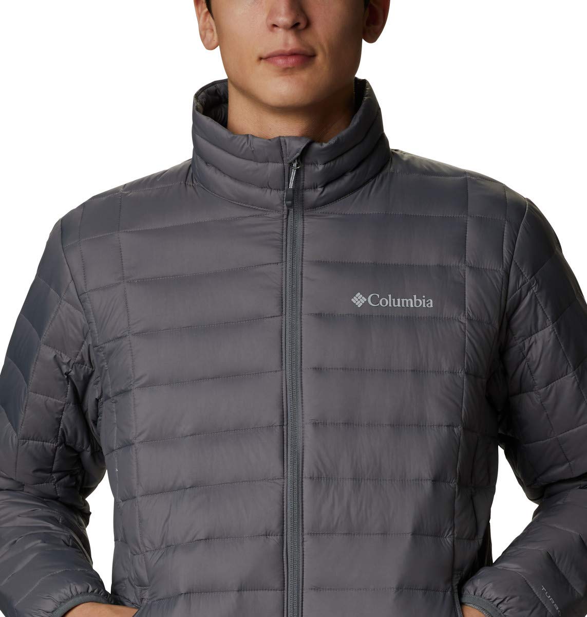 Columbia Men's Voodoo Falls 590 TurboDown Water Resistant Winter Jacket City Grey