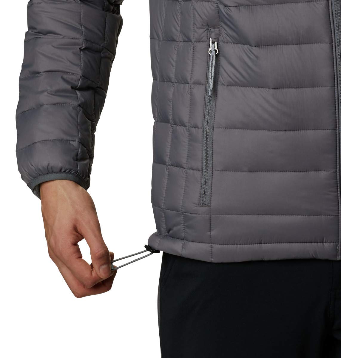 Columbia Men's Voodoo Falls 590 TurboDown Water Resistant Winter Jacket City Grey
