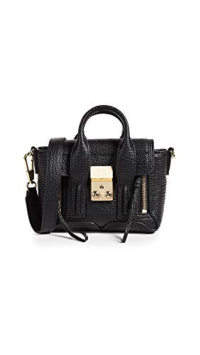 3.1 Phillip Lim Women's Pashli Nano Satchel, Black, One Size