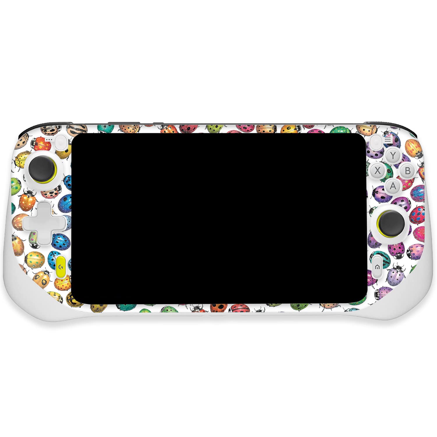 MightySkins Glossy Glitter Skin Compatible with Logitech G Cloud Gaming Handheld - Color Bugs | Protective, Durable High-Gloss Glitter Finish | Easy to Apply | Made in The USA