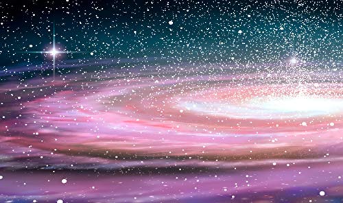 Visual Art Decor Modern Canvas Wall Art Starry Galaxy Universe Space Picture Prints Home Office Living Room Wall Decoration Astronomy Exhibition Decor (5 Pieces Large)