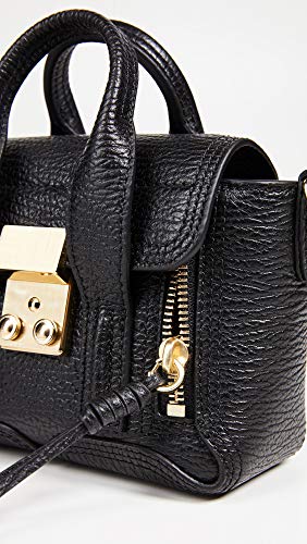 3.1 Phillip Lim Women's Pashli Nano Satchel, Black, One Size