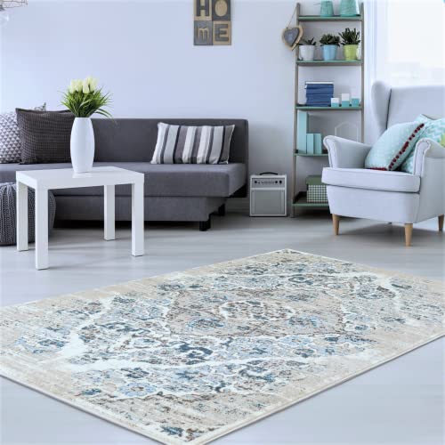 Persian Area Rugs 4620 Cream 8 x 11 Area Rugs