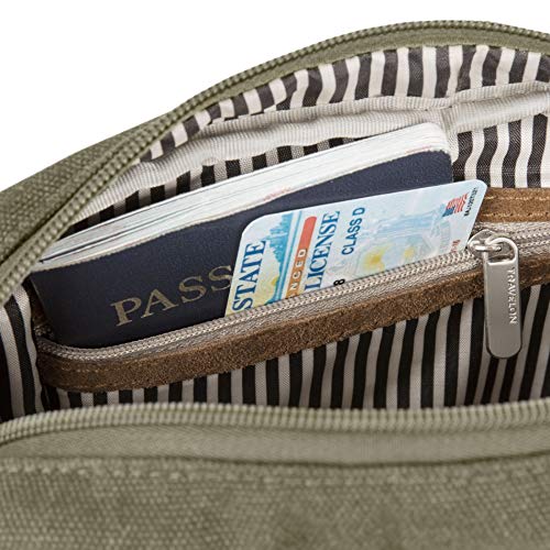 Travelon Anti-Theft Heritage Small Crossbody Bag, Sage