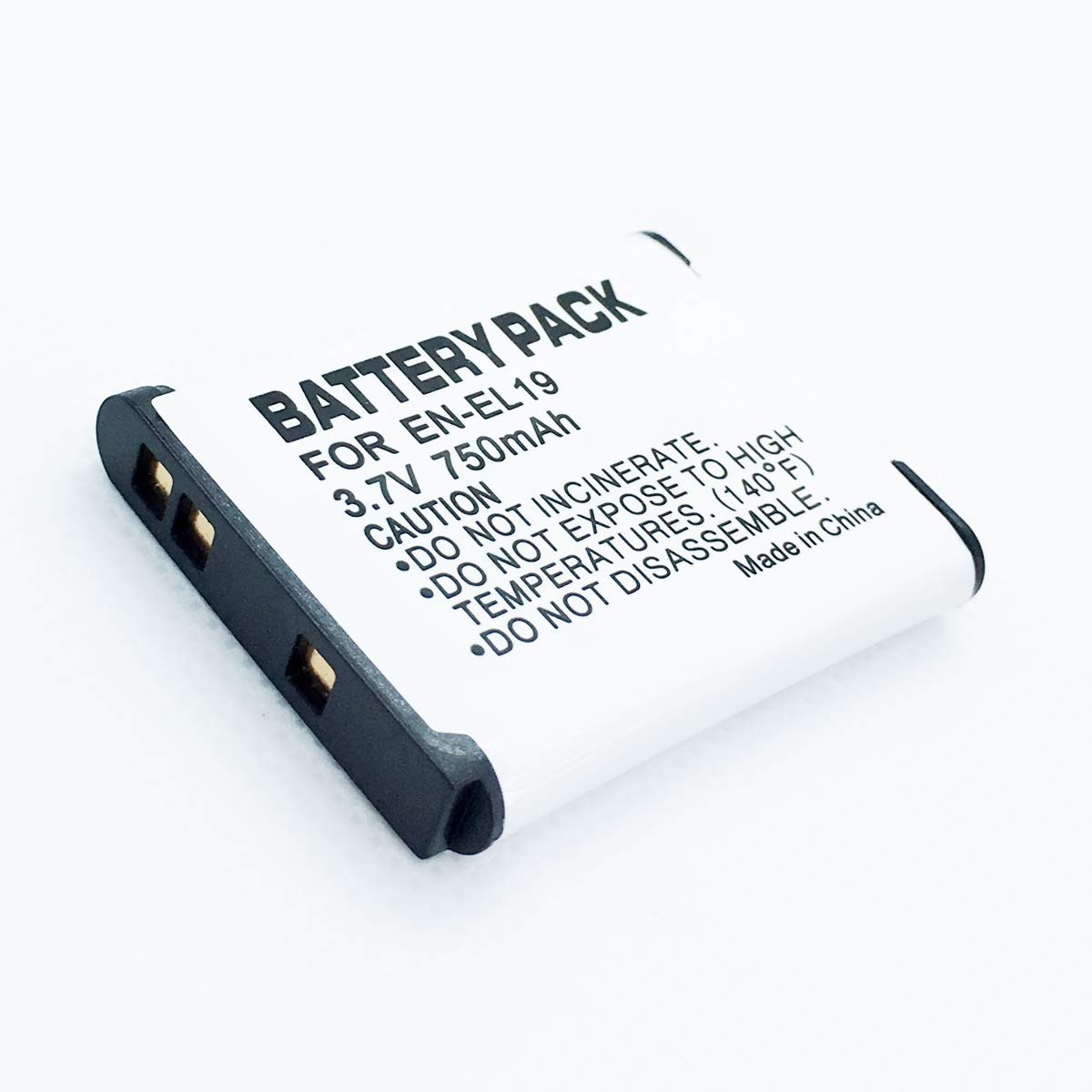 Battery Pack and USB Rapid Travel Charger for Nikon Coolpix S6600, S6700, S6800, S6900, S7000 Digital Camera