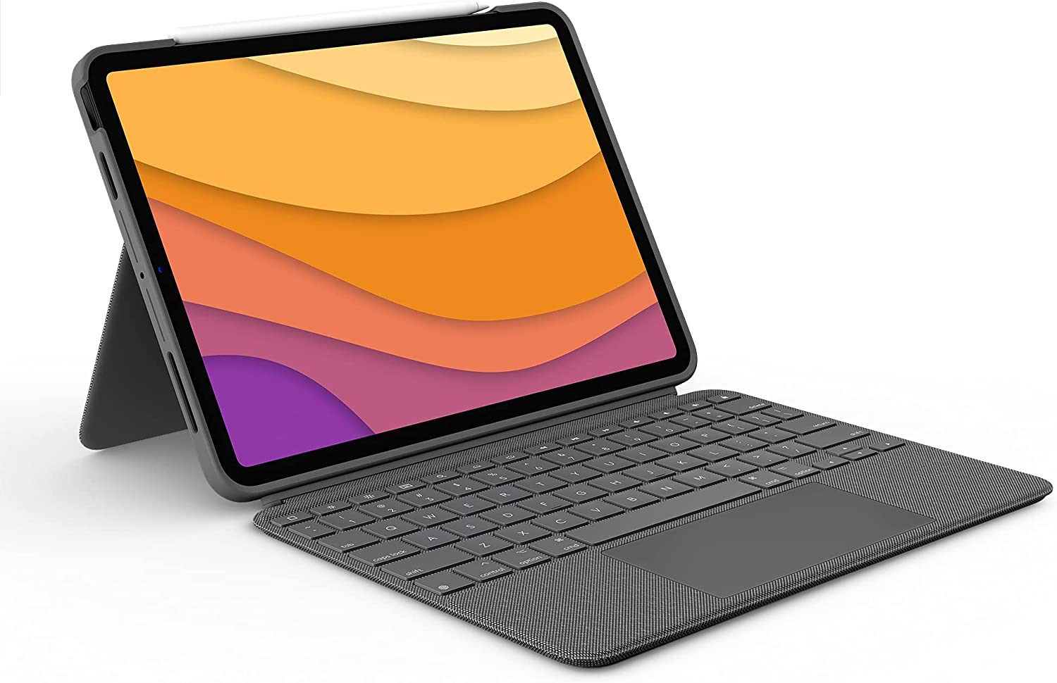 Logitech Combo Touch Keyboard Folio for iPad Air 10.9" 5th & 4th Gen Oxford Gray (Renewed)