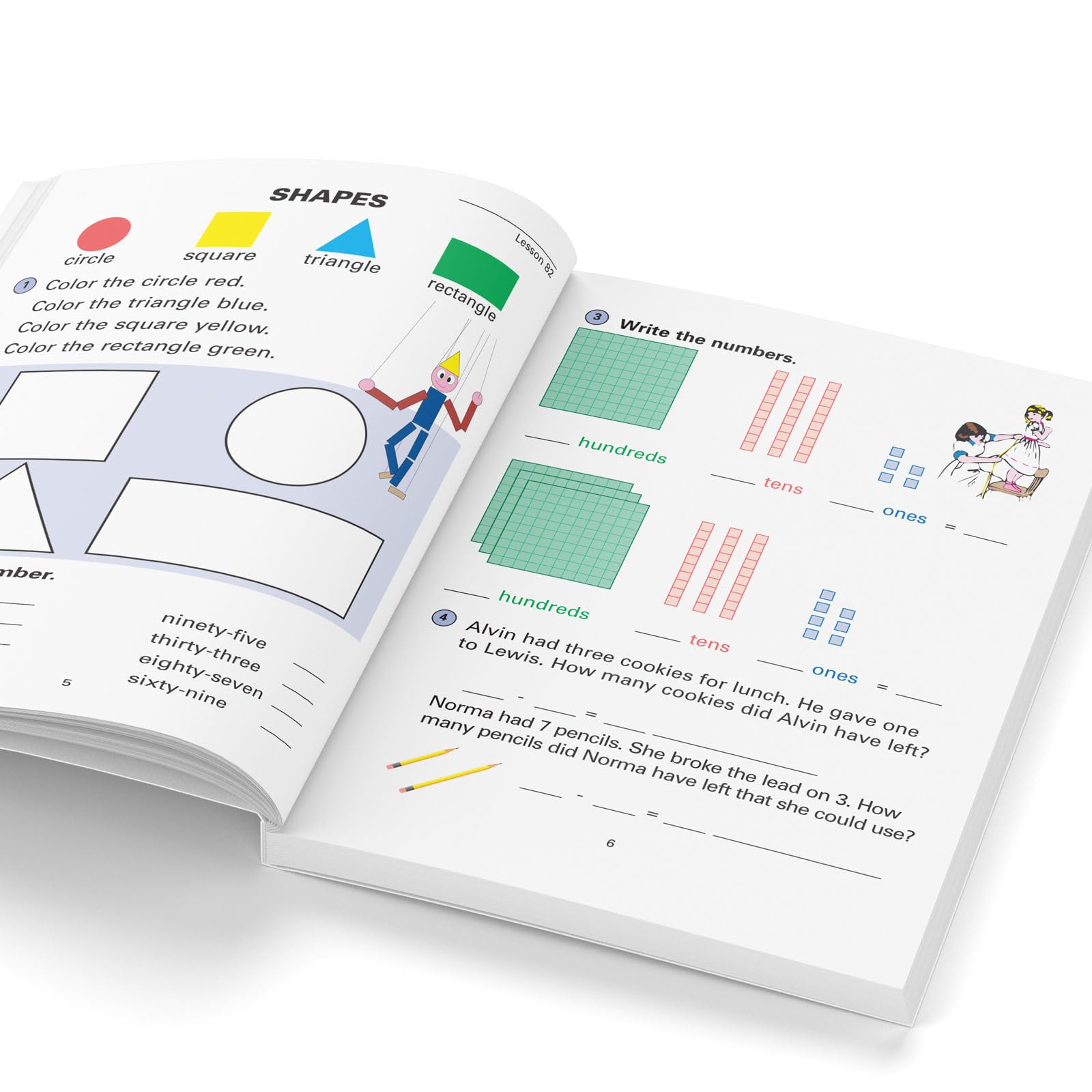 Horizons 1st Grade Math Student Book 2 (Lifepac)