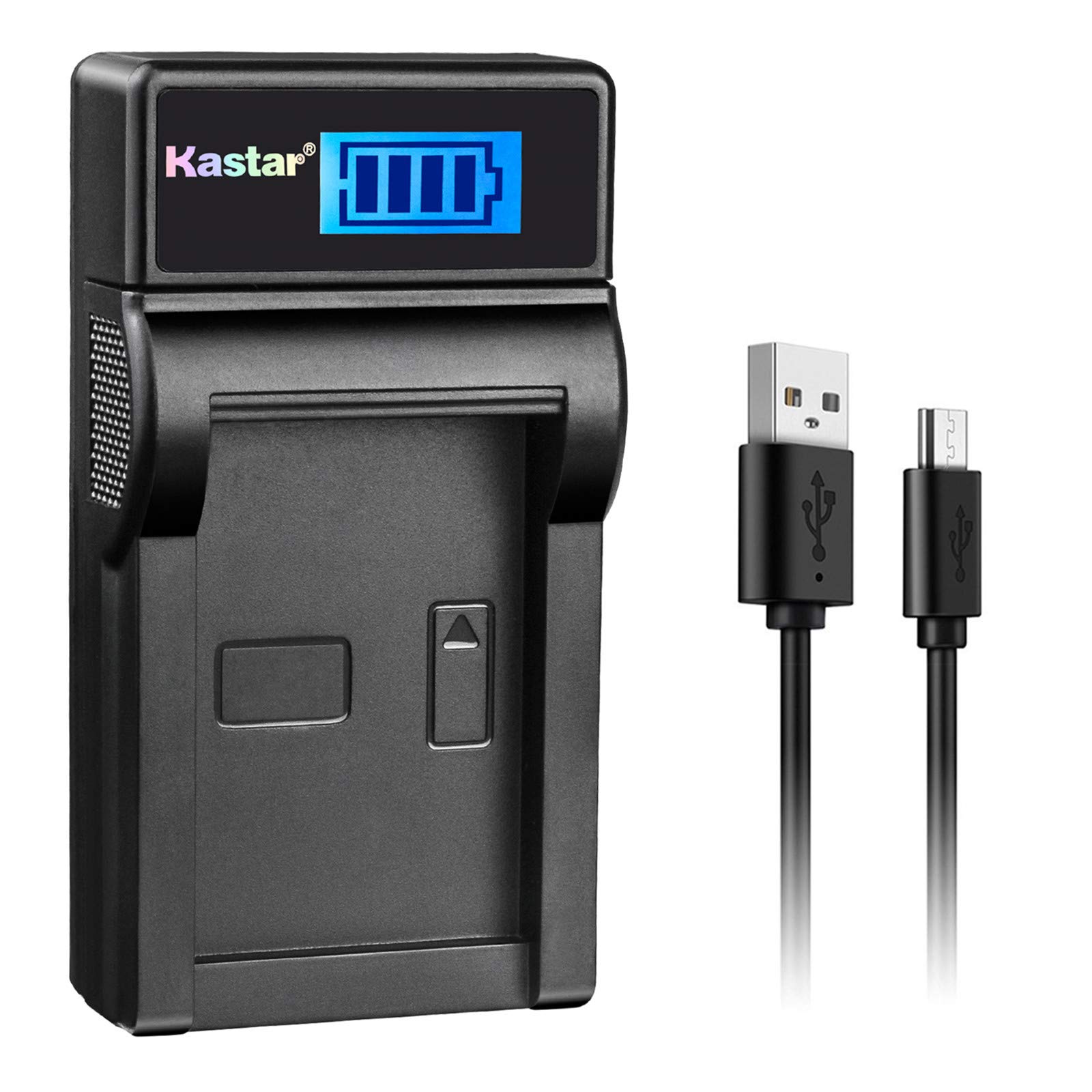 Kastar Compatible LCD USB Charger Replacement for Nikon EN-EL19 MH-66, Sony NP-BJ1 and Nikon Coolpix A100 S2700 S2750 S2800 S3500 S3600 S3700 S5200 S5300 S6600 S6700 S6800 S6900 S7000, Sony DSC-RX0