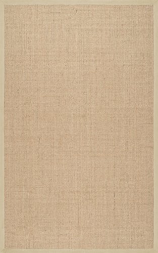 nuLOOM Orsay Machine Woven Sisal Area Rug, 8' x 10', Beige