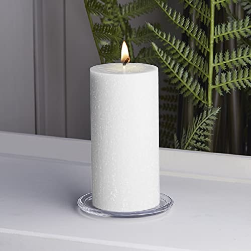 Root Candles 336147 Unscented Timberline Pillar Candle, 6-Inch, White