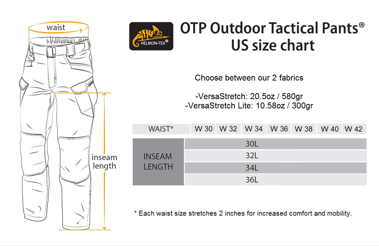 Helikon-Tex OTP Outdoor Tactical Pants - Water Resistant Ripstop Mens Cargo Pants - Outback Line - Lightweight, Hiking, Law Enforcement, Work Pants, Shadow Grey VersaStretch Lite Waist 38 Length 30