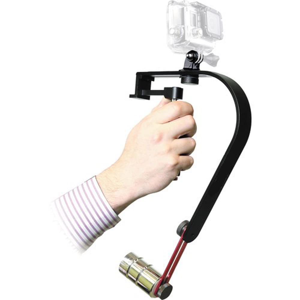 Vidpro Digital Camera Tripod, Compatible with Nikon Coolpix S6900 Digital Camera Handheld Video Stabilizer - for Digital Cameras, Camcorders and Smartphones - Go Pro & Smartphone Adapters Included