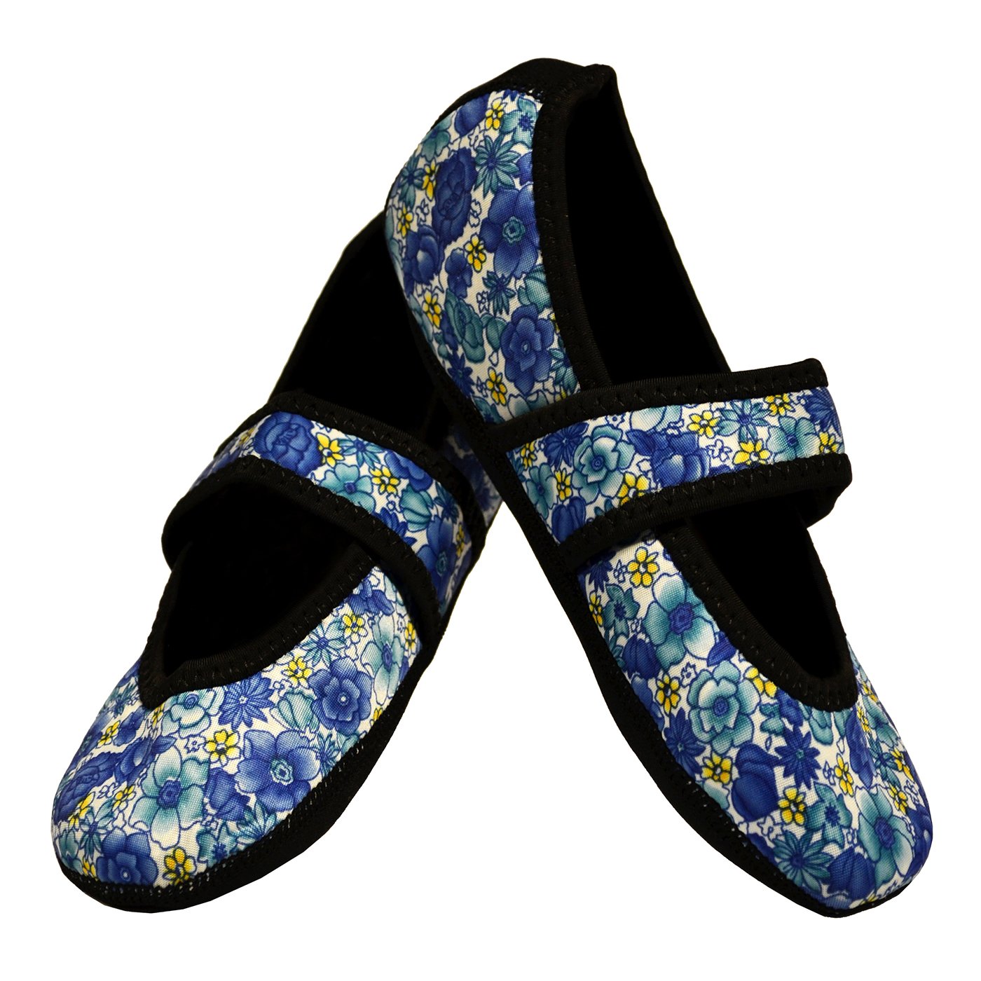 Nufoot Women's Betsy Lou Slipper, Bluebell, Small