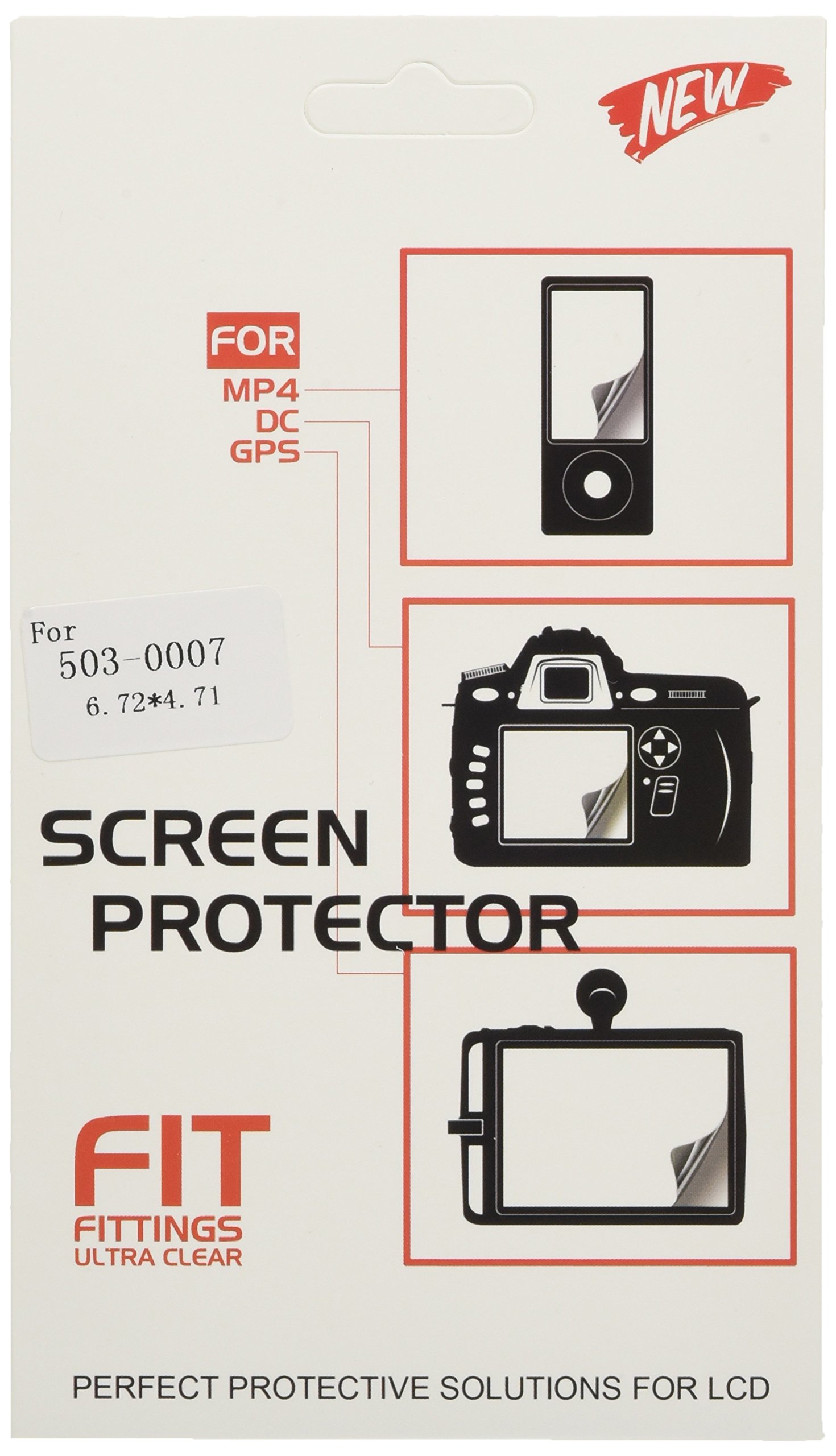 Wakodo LCD Screen Protection Sticker for Nikon COOLPIX S6900 Digital Camera "503-0007F"