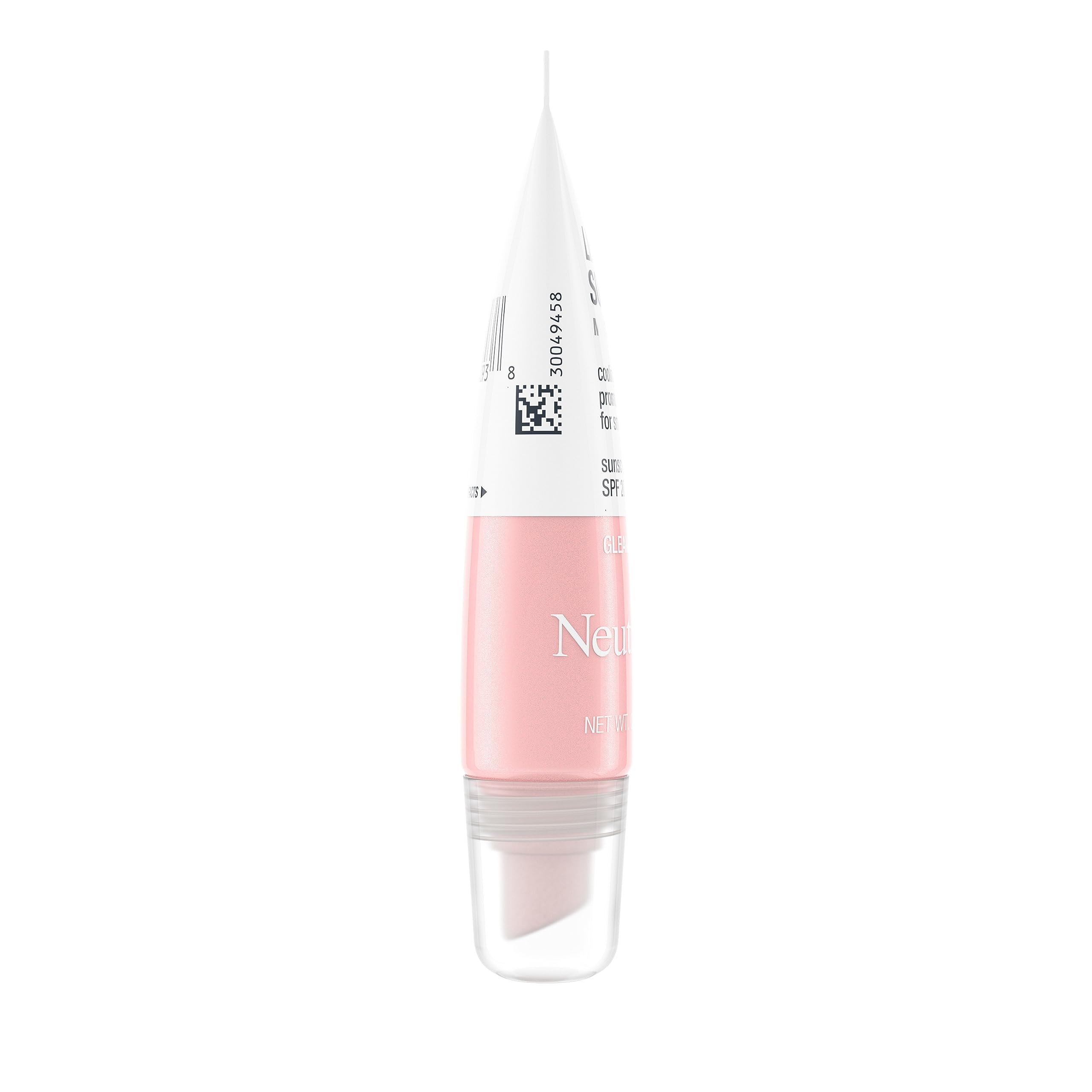 Neutrogena MoistureShine Lip Soother Gloss with SPF 20 Sun Protection, High Gloss Tinted Lip Moisturizer with Hydrating Glycerin and Soothing Cucumber for Dry Lips, Gleam 40.35 oz