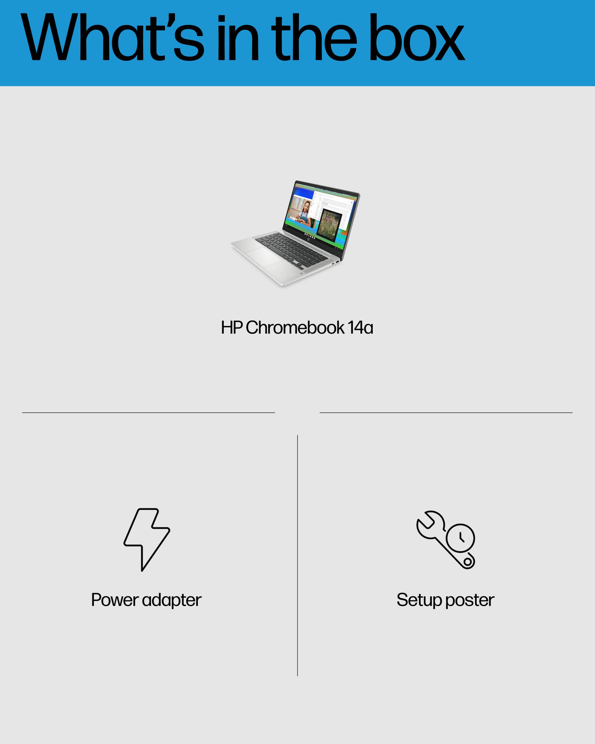 HP 14'' Chromebook Laptop, Intel Celeron N4120, 4 GB RAM, 64 eMMC, HD Display, Chrome OS, Intel UHD Graphics 600, Long Battery Life, Ash Gray Keyboard (14a-na0226nr, 2022, Mineral Silver) (Renewed)
