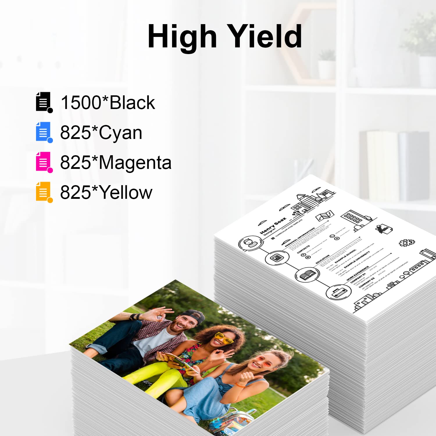 FASTINK Compatible with HP 910XL 910 XL Ink Cartridges for 8025e 8025 8020 8035e 8035 8022 8028 (Not for *e Printer with HP+ Service), 5Pack