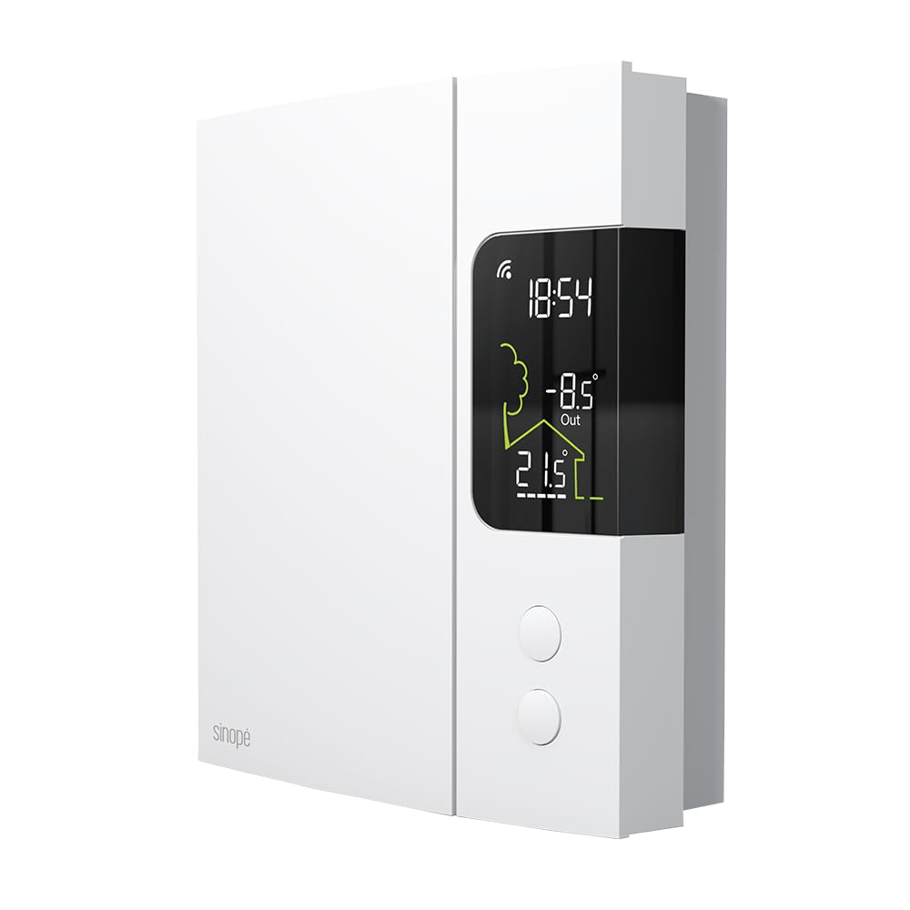 Sinopé Smart Wi-Fi Thermostat for Electric Baseboard Heating TH1124WF (Works with Amazon Alexa and Apple HomeKit) 4000 W / 240 V