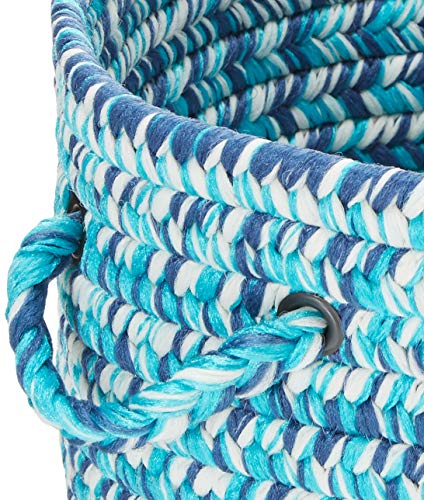 Colonial Mills Catalina CA99A018X018 Storage Basket, 18" x 18" x 12", Blue Lagoon