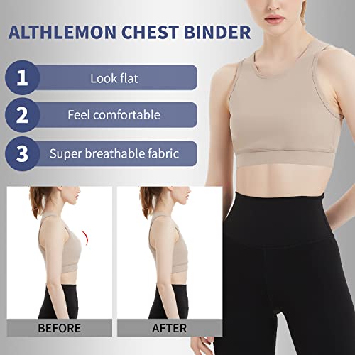 ALTHLEMON Chest Binder Binder Trans Transgender FTM Tomboy Breast Binder Bras Tank Top for Women