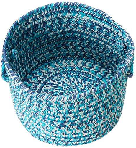 Colonial Mills Catalina CA99A018X018 Storage Basket, 18" x 18" x 12", Blue Lagoon