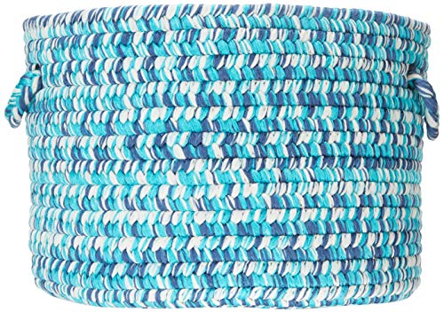 Colonial Mills Catalina CA99A018X018 Storage Basket, 18" x 18" x 12", Blue Lagoon