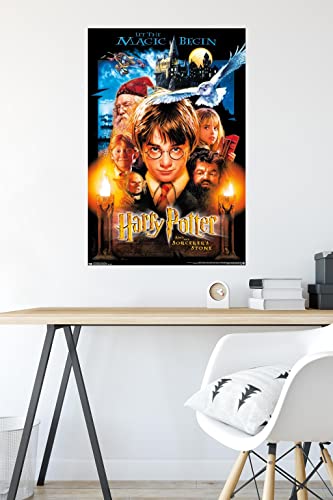 Trends International 24X36 Harry Potter and the Sorcerer's Stone - One Sheet Wall Poster, 24" x 36", Premium Unframed Version