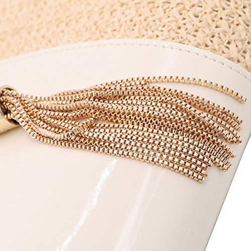 Women Straw Bag Crossbody Clutch Evening Clutch Purse Beach Shoulder Handbag (yellow 01)