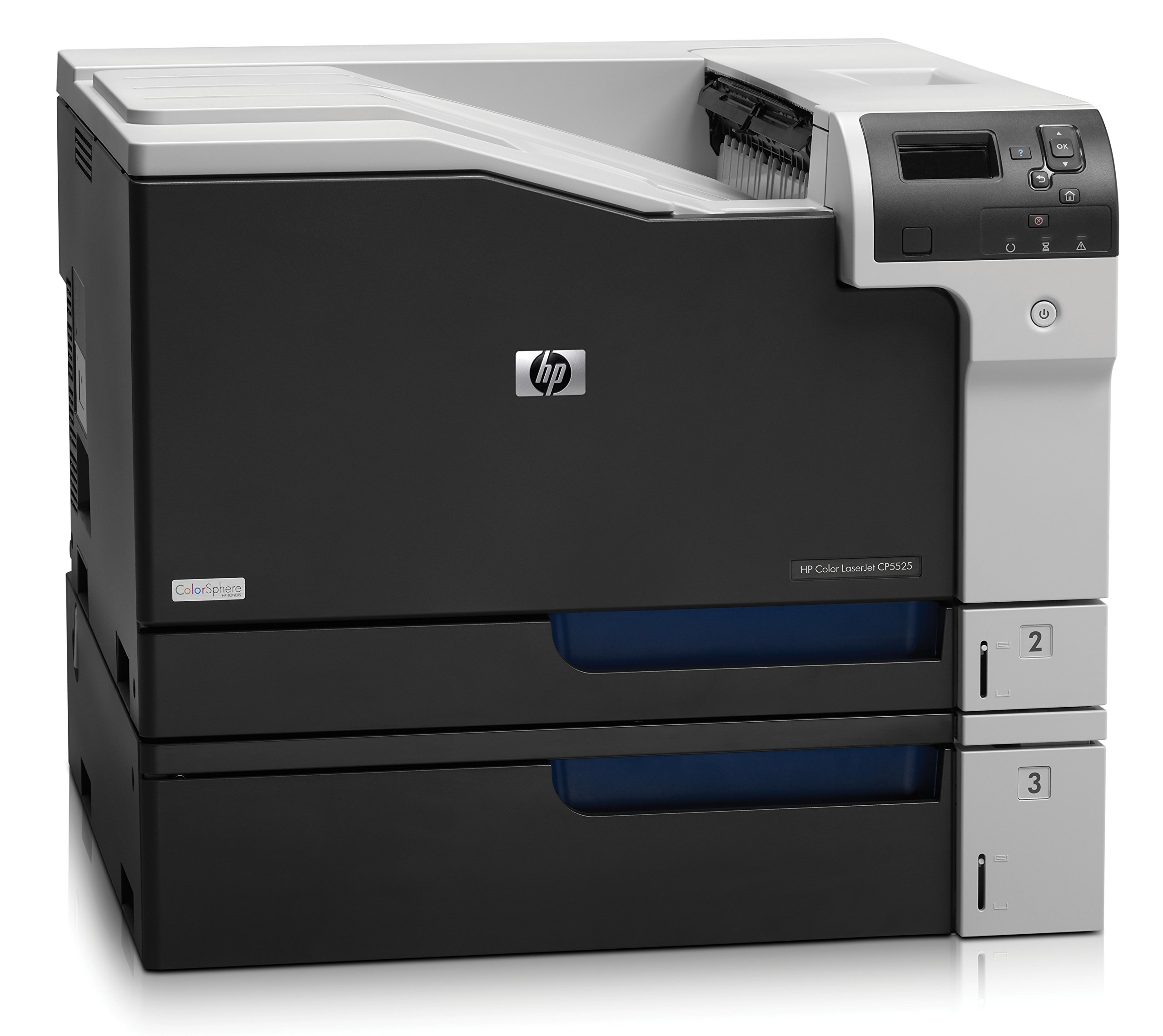 Hp Laserjet Cp5525dn Color Laser Printer 30 Ppm Mono Color 800 Mhz 1 Gb 11" X 17" 600 X 600 Dpi Max Duty Cycle 120000 Pages Duplex 850