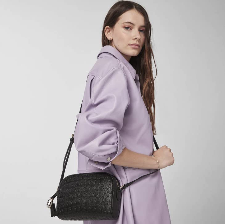 TOUS Calfskin Leather Sherton Crossbody Bag for Women, 14x19x5 cm, Sherton Collection