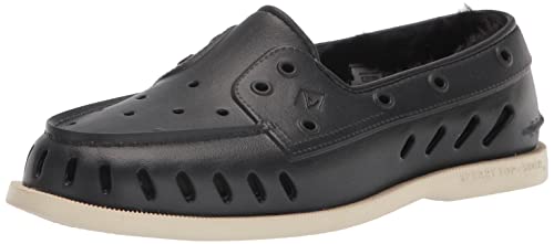 Sperry Mens Shoes Men's Authentic Original Float Boat Shoe, Black, 12