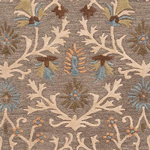 SAFAVIEH Cambridge Collection 2'6" x 14' Moss / Multi CAM235A Handmade Moroccan Premium Wool Runner Rug