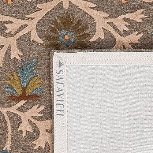 SAFAVIEH Cambridge Collection 2'6" x 14' Moss / Multi CAM235A Handmade Moroccan Premium Wool Runner Rug