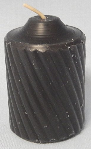 General Wax 15 Hour Scented Votive Candles 20 Candles Per Box with Texured Finish (Night Black Magic Scent)
