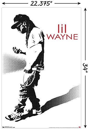 Trends International Lil Wayne - Hustle Wall Poster, 22.375" x 34", Unframed Version